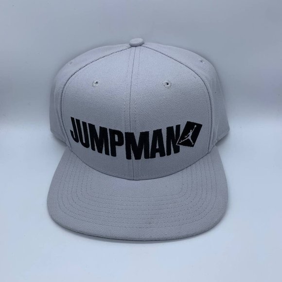 Jordan | Accessories | Air Jordan Jumpman Cool Gray Hat Snapback Cap ...